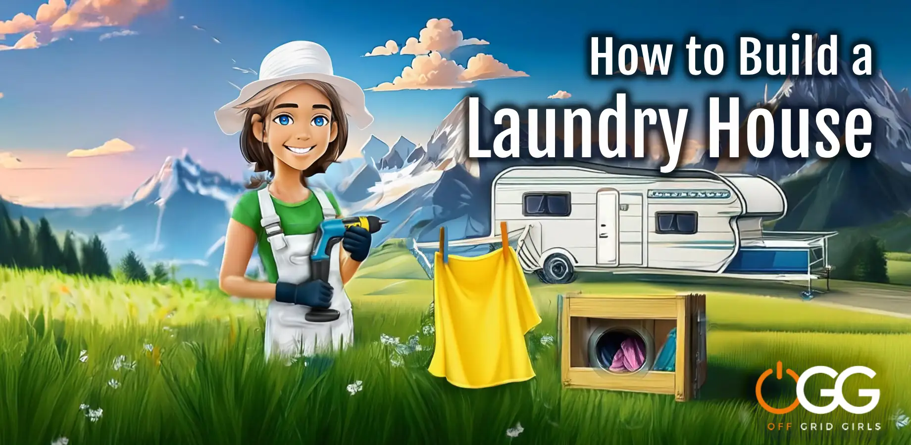 How to build a laundry house | Projects | Off Grid Girls